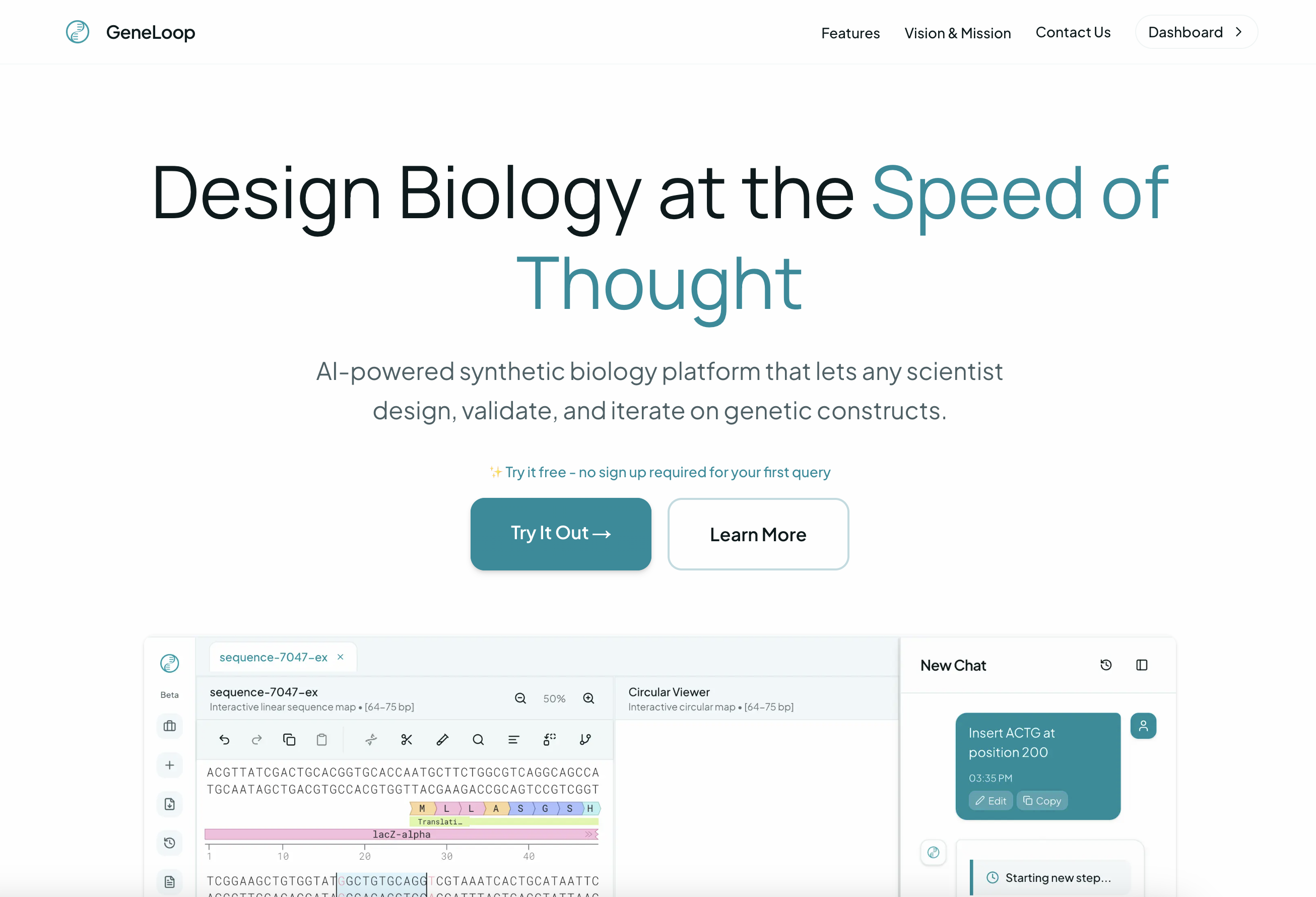 GeneLoop — From Prompt to Plasmid | AI for Synthetic Biology
